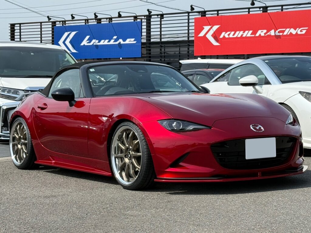 【祝☆ご納車】MAZDA ROADSTER x KUHL ND5-GT&SS 激渋！真っ赤なロードスターのご紹介!! ～ クール福岡 ロードスター フルエアロ フルコンプリート VERZ 18 ...