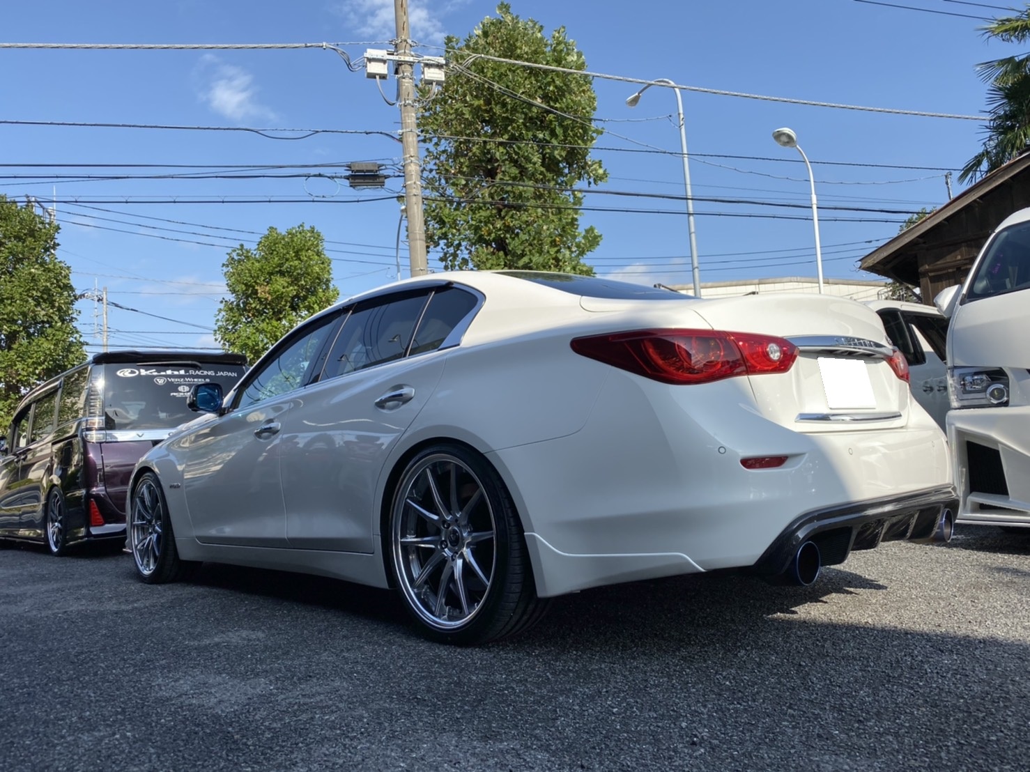 V37スカイライン VERZホイール取付！！ ローダウン 20インチ ツライチ KUHL | KUHL RACING SAITAMA